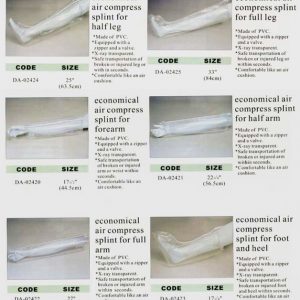 เฝือกลม Air Splint - Pro Medic